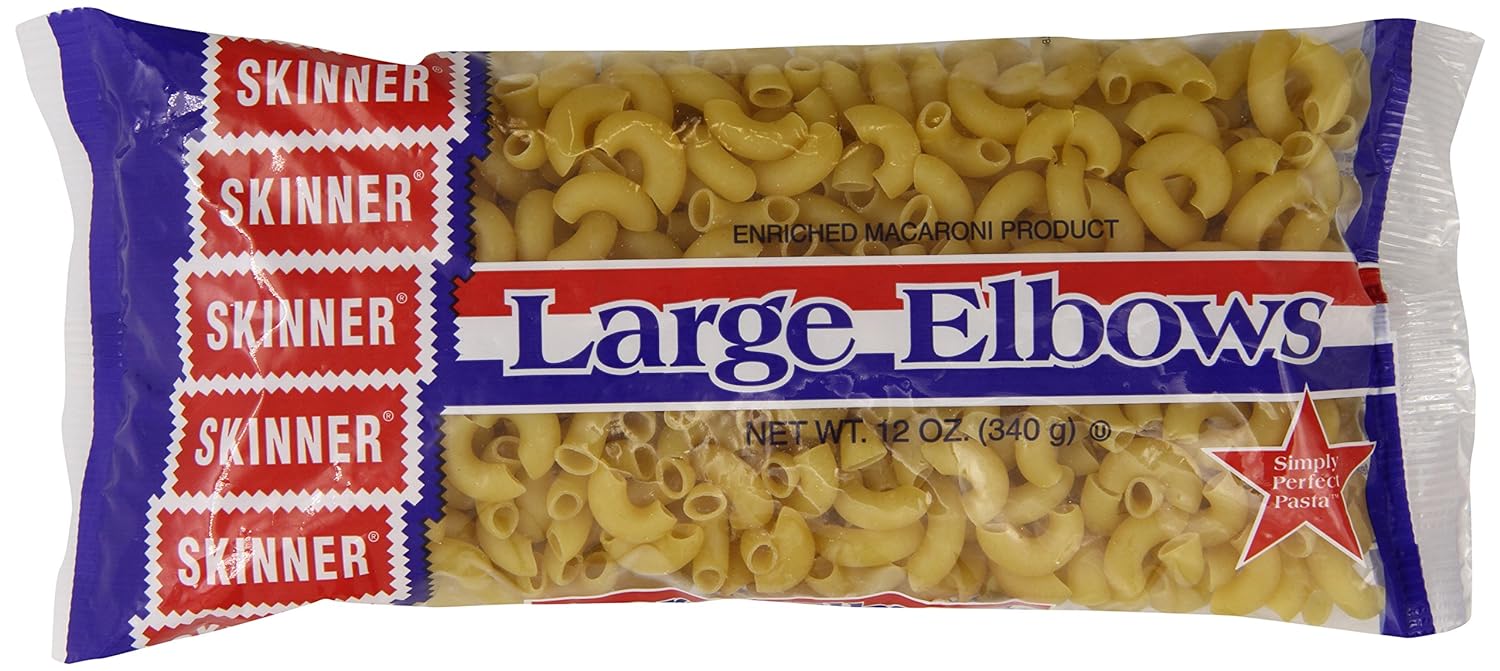 Skinner Large Elbow Macaroni, 12 Ounce – USA Wholesale Supplies